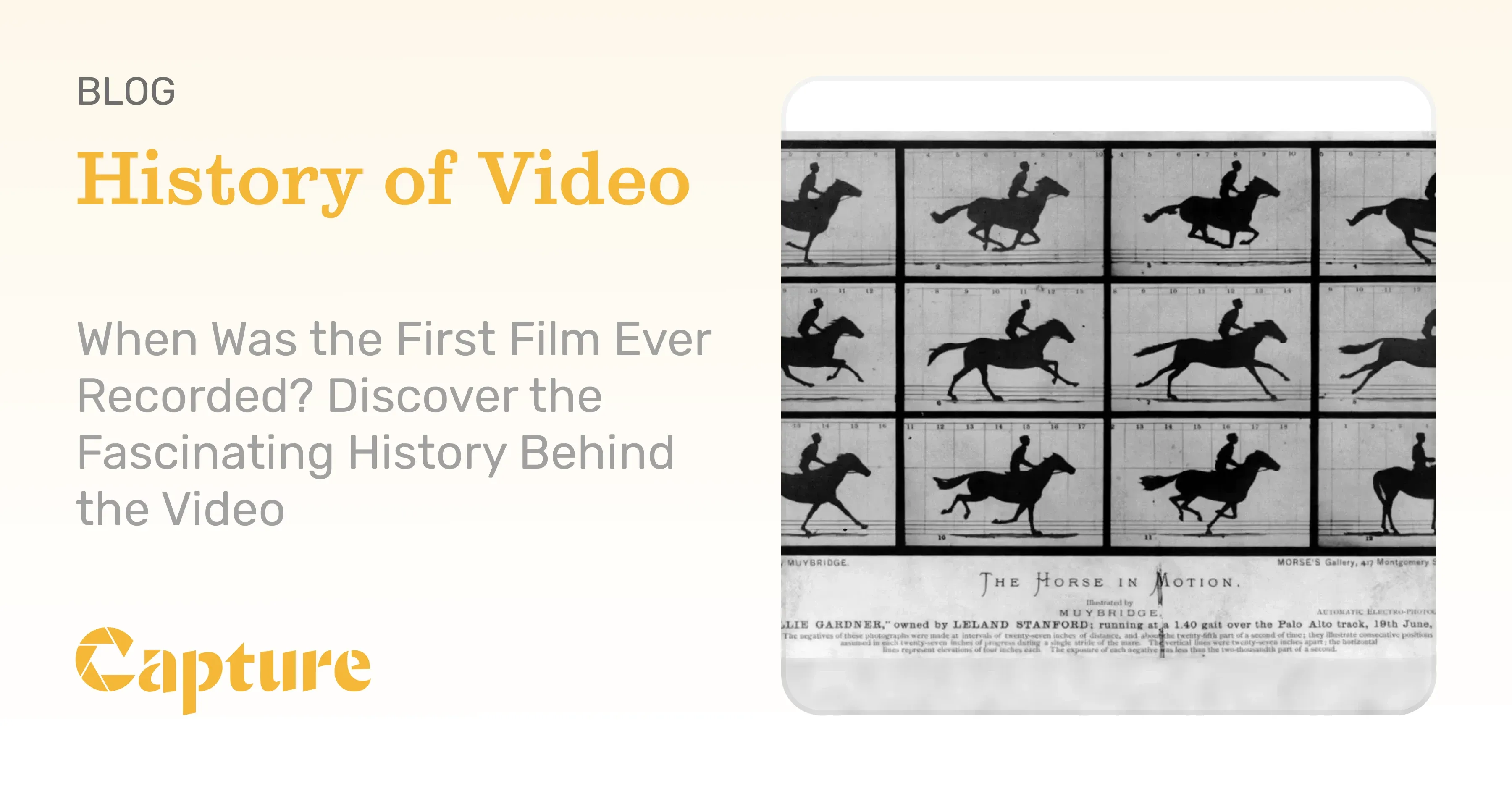 When Was the First Video Recorded? Exploring the Fascinating History of ...